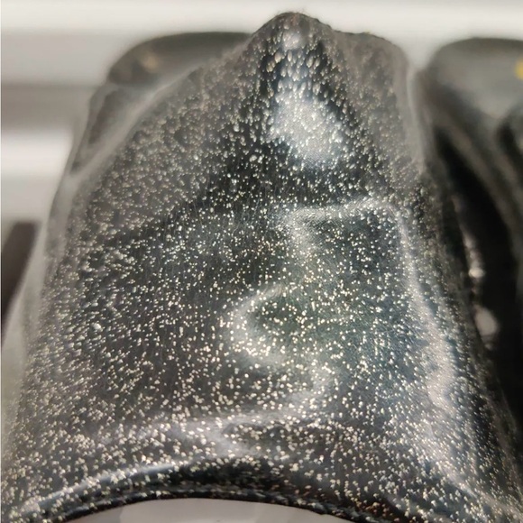 Volatile | Shoes | Vtg Y2k 9s Chunky Platform Black Metallic Sparkle ...